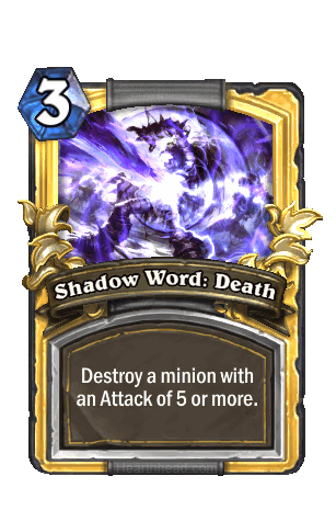 Daily Card Discussion Thread #277 - Shadow Word: Death | April 24th ...