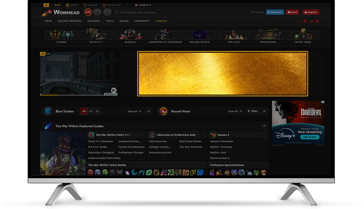 Advertise with us - World of Warcraft
