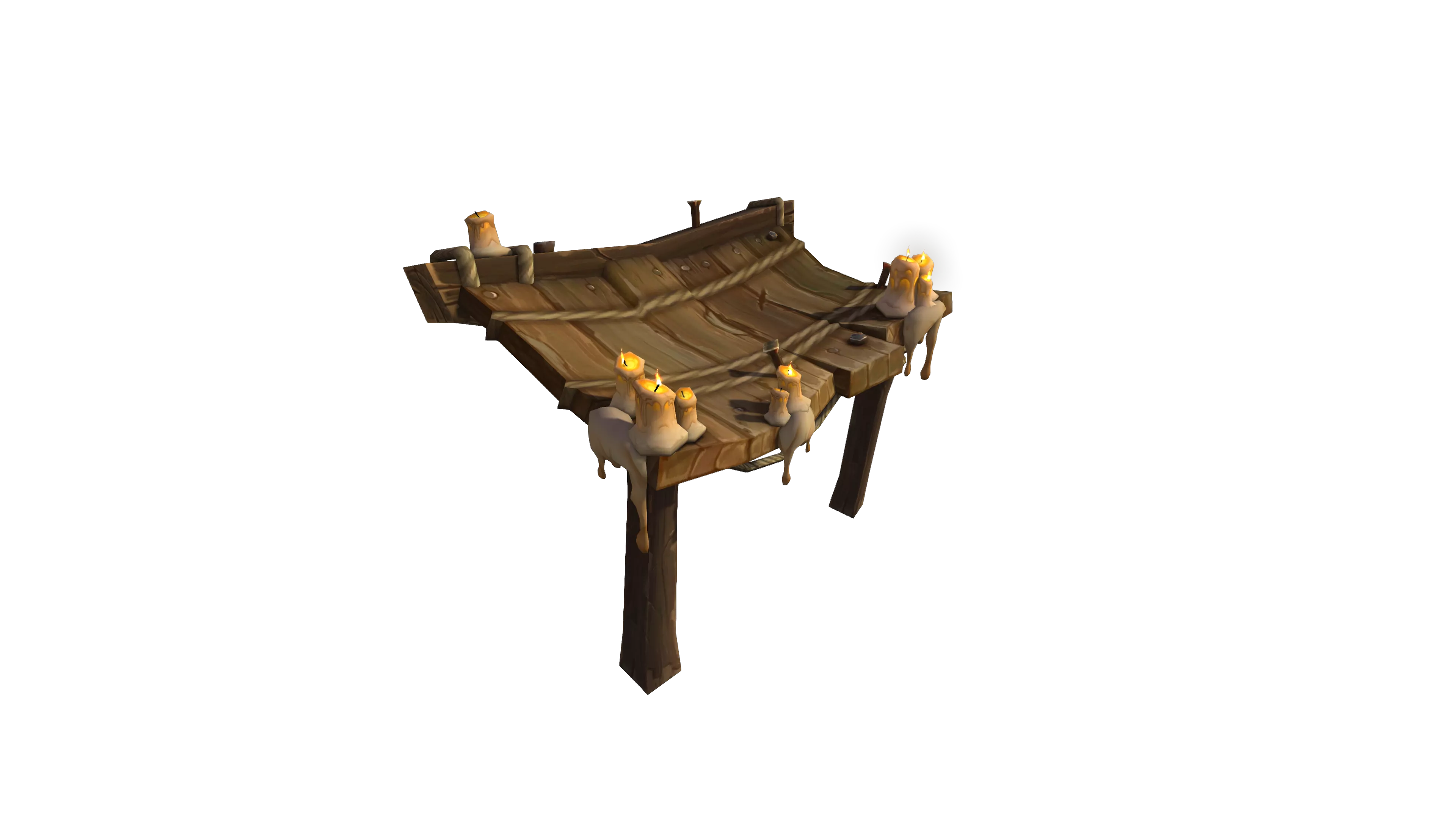 Candle-Festooned Wooden Awning - Decor - 12.0.1 Beta
