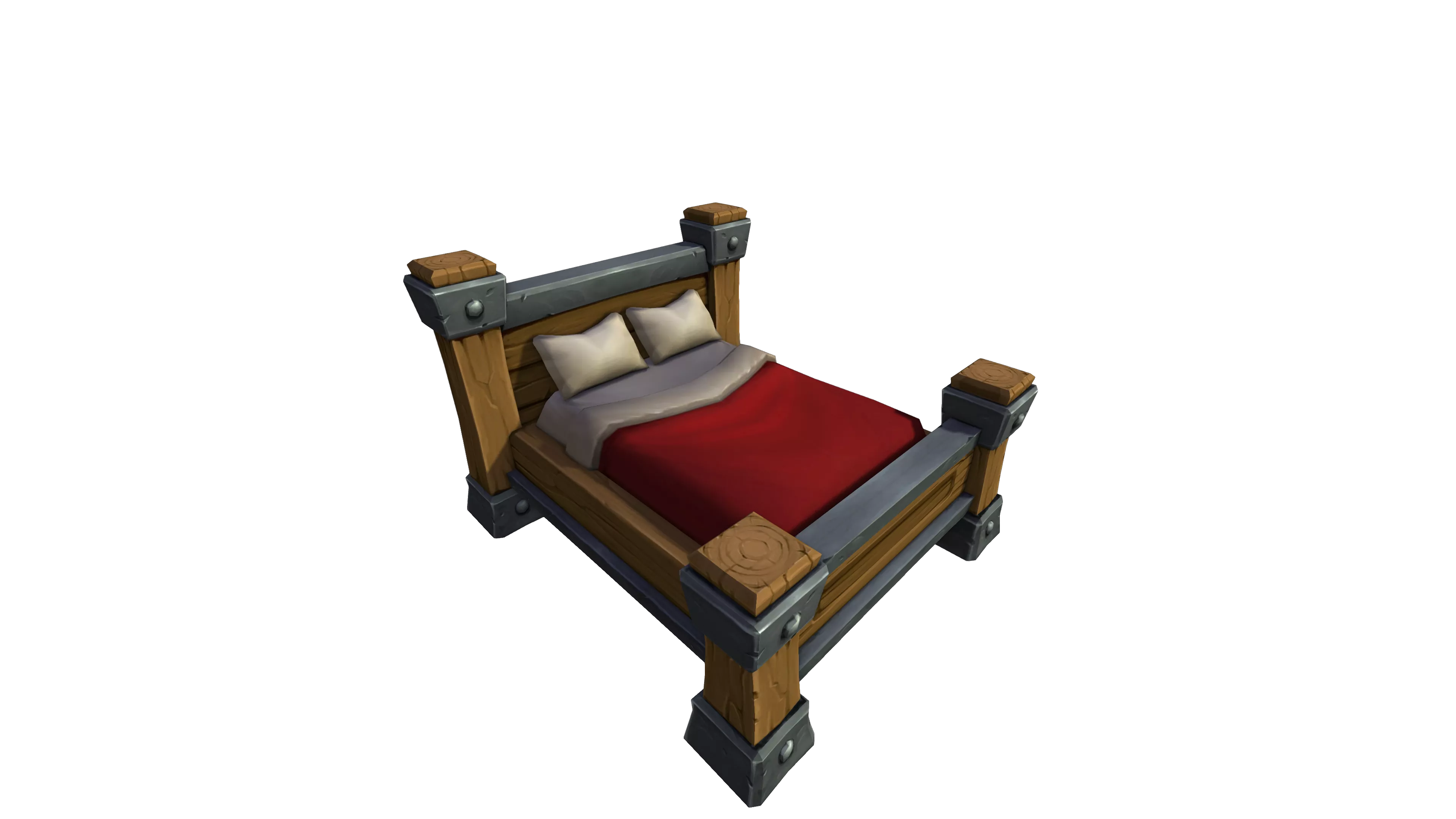 Sturdy Wooden Bed - Decor - 12.0.1 Beta