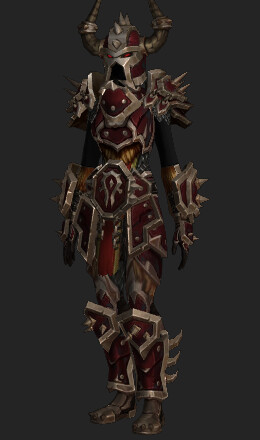 Warfronts Horde Plate (Weekly Recolor) - Transmog Set - 12.0.1 Beta