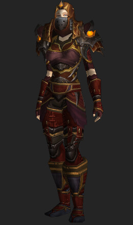 Relentless Gladiator's Leather Armor - Conjunto de Transmog - Cataclysm ...