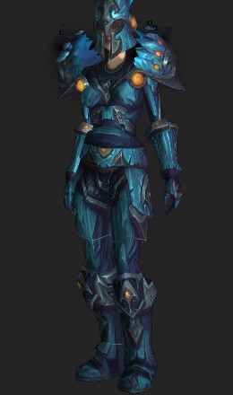 Reinforced Sapphirium Battleplate (Normal Recolor) - Набор ...