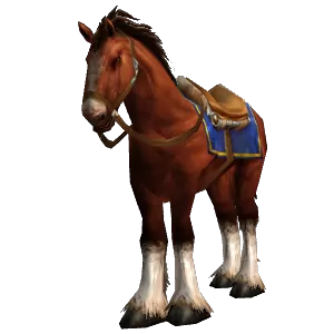 Riding Horse (Chestnut) - NPC - Classic World of Warcraft