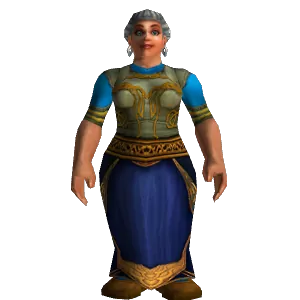 World Dwarf Female Warrior Trainer - NPC - Classic World of Warcraft