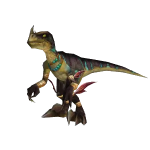 Riding Raptor (Obsidian) - NPC - Classic World of Warcraft
