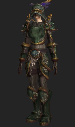Zanj'ir Scaleguard Benthic Plate Armor - Transmog Set - World of Warcraft