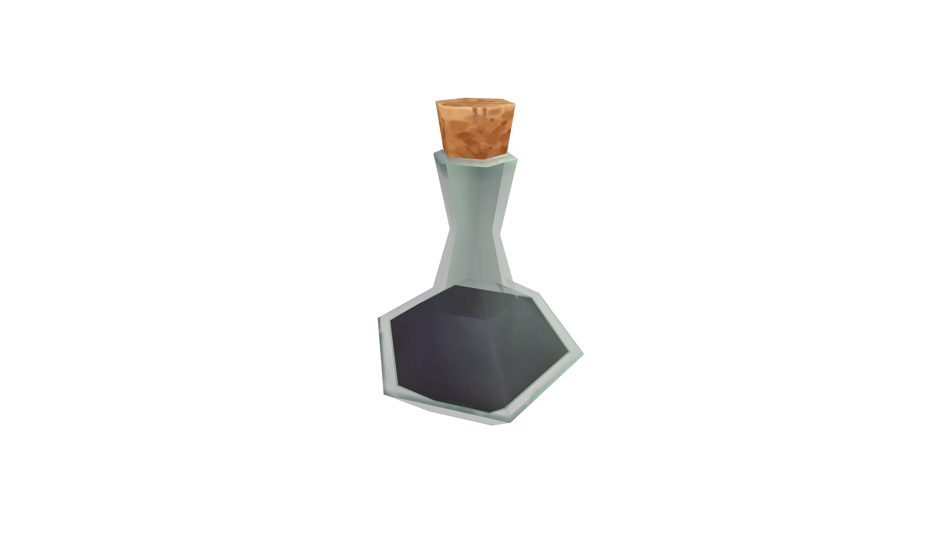 Stoppered Black Potion - Decor - World of Warcraft