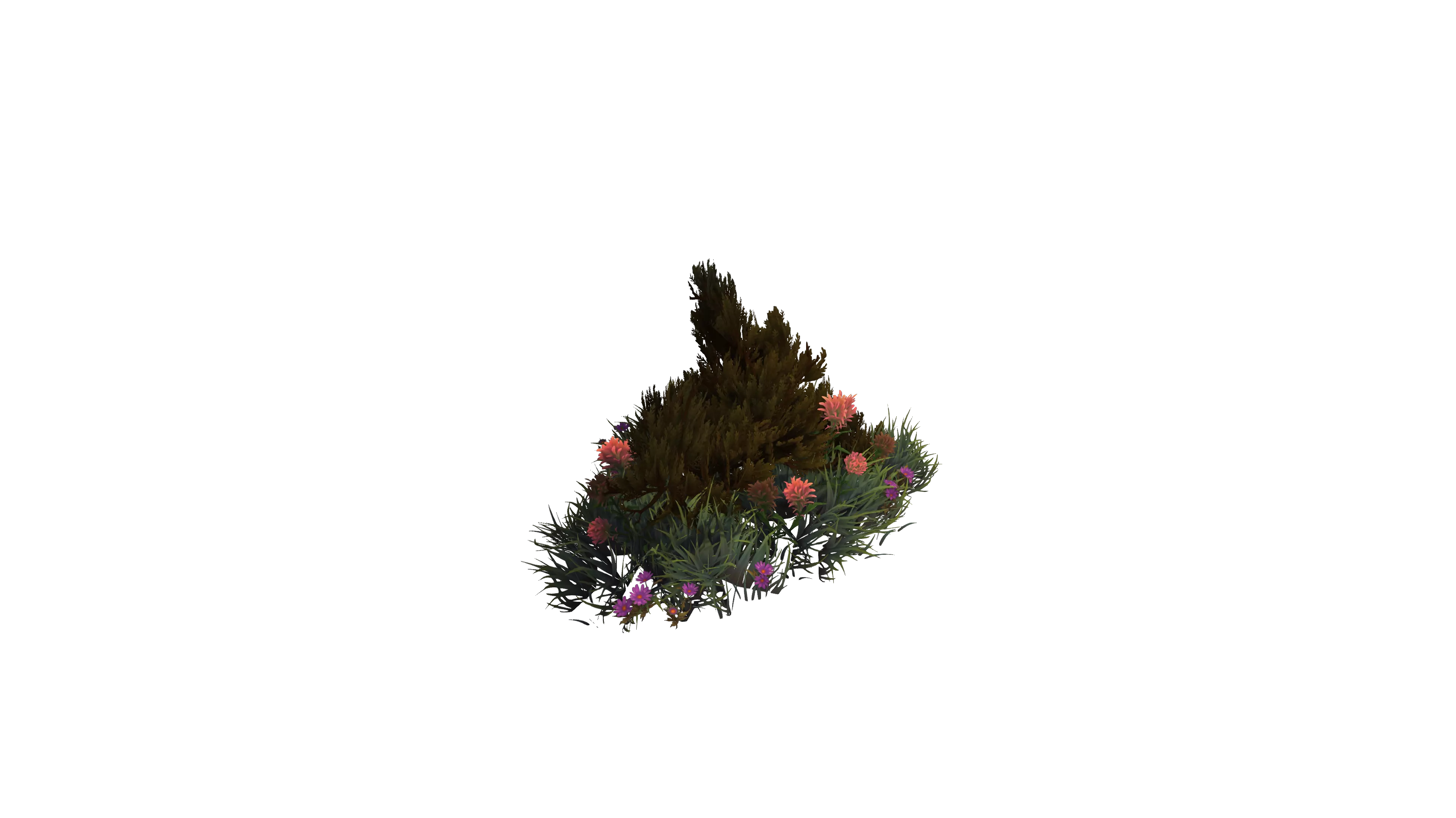 Razorwind Blooms Large Garden Cluster - Decor - World of Warcraft
