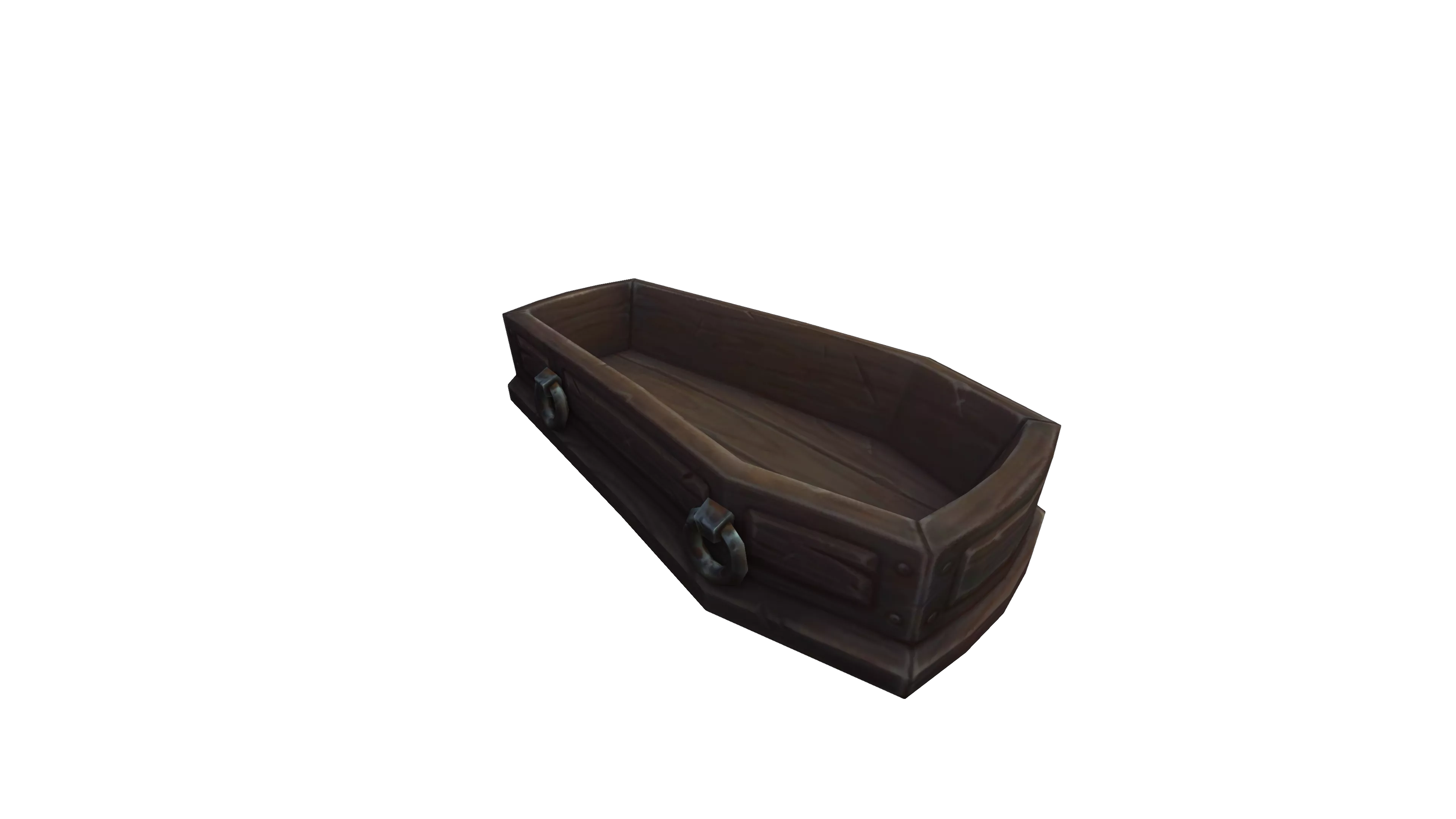 Open Wooden Coffin - Decor - World of Warcraft