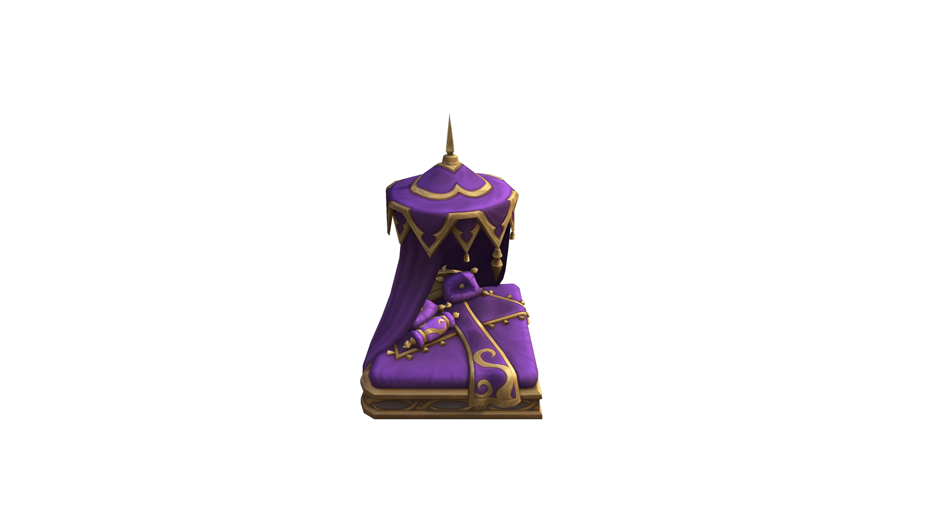 Elegant Elven Canopy Bed - Decor - World of Warcraft