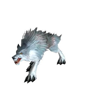 Snowy Wolf - NPC - World of Warcraft