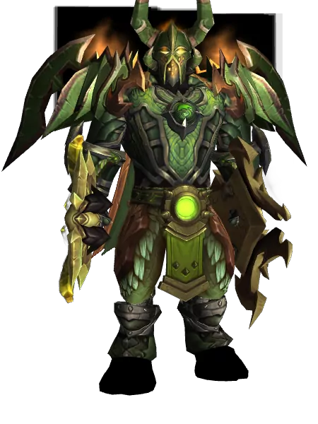 Ultimate Warrior Green Attire