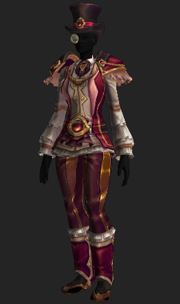 Vermillion Patron's Elegance - Transmog Set - World of Warcraft
