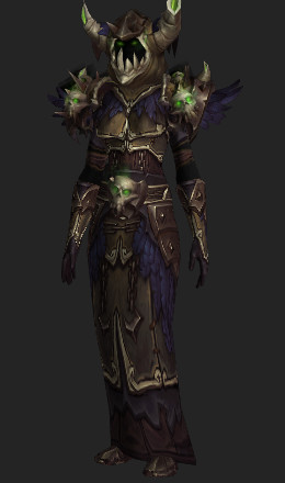 Malevolent Gladiator's Felweave Armor - Transmog Set - World of Warcraft