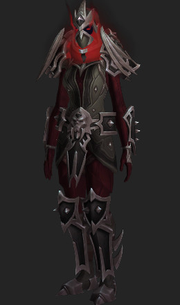 Ebony - Venthyr Covenant Campaign Leather Armor Set - Transmog Set ...