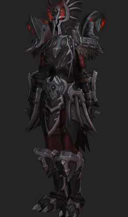 Ebony - Venthyr Covenant Campaign Plate Armor Set - Transmog Set ...