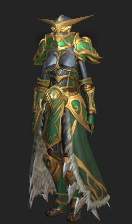 Gleaming Burden of Unrelenting Justice - Transmog Set - World of Warcraft