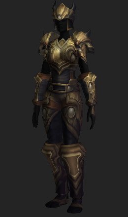 Hardened Obsidium Battleplate (Recolor) - Transmog Set - World of Warcraft