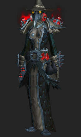 Castle Nathria Raid Mythic Cloth Robe - Transmog Set - World of Warcraft