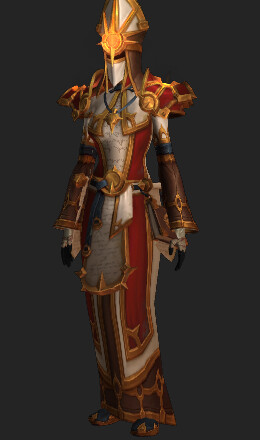 Hallowfall Cloth Armor - Robe - Transmog Set - World of Warcraft