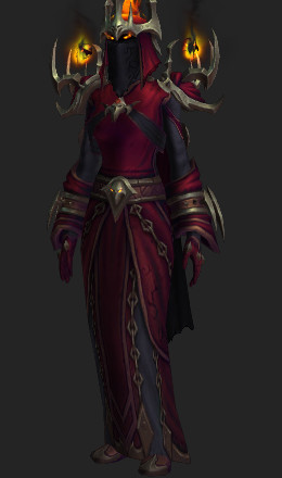 Sanctum of Domination Mythic Cloth Set - Transmog Set - World of Warcraft