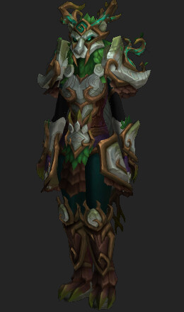 Overgrown Freyan Warplate Set: Emerald Bounties—幻化套装—魔兽世界