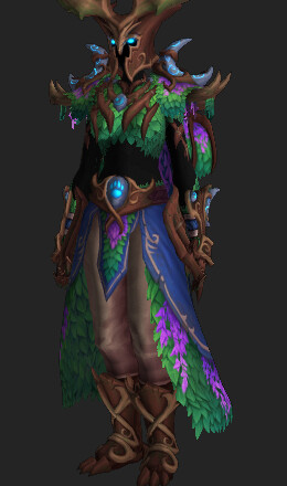 Obsidian Gladiator's Druid Set Dragonflight Season 2 PVP - Transmog Set ...