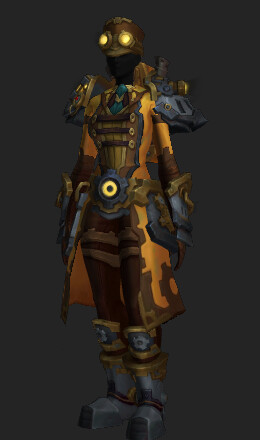 Golden Clockwork Uniform - Transmog Set - World of Warcraft
