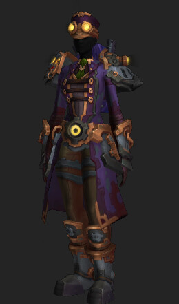Violet Clockwork Uniform - Transmog Set - World of Warcraft