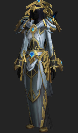 Kyrian Covenant Campaign Cloth Armor Set - Transmog Set - World of Warcraft