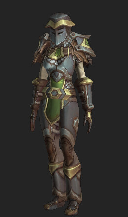 Delver's Plate Armor - Begrimed - Transmog Set - World of Warcraft