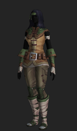 Toiler's Ochre Uniform - Transmog Set - World of Warcraft