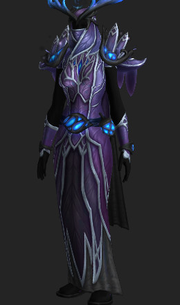 Night Courtier Raiment - Night Fae Covenant Renown Cloth Armor Set ...