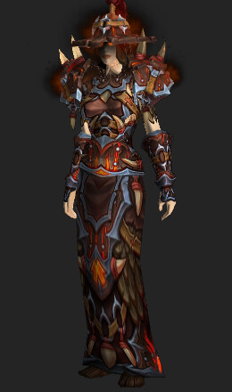 Malevolent Gladiator's Ringmail Armor (Elite Recolor) - Transmog Set - Mists of Pandaria Classic