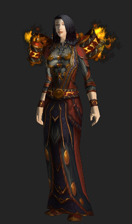 Regalia of the Burning Scroll (Normal Lookalike) - Transmog Set - Mists ...