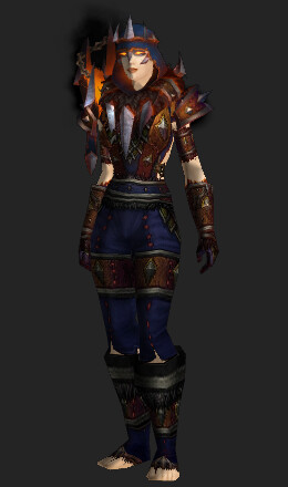 Cataclysmic Gladiator's Ringmail Armor (Elite Recolor) - Transmog Set - Mists of Pandaria Classic