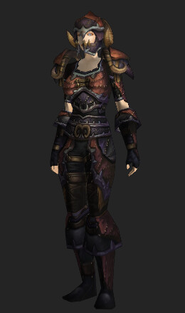 Wyrmhide Battlegear (Recolor) - Transmog Set - Mists of Pandaria Classic