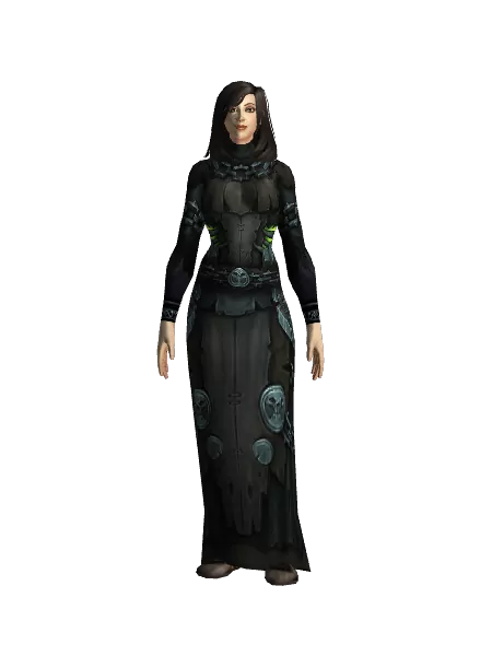 Armúr Warlock Cinniúint TWW Niramour Lock Outfit World Of