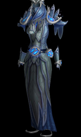 Winterborn Regalia - Night Fae Covenant Court of Night Cloth Armor Set ...