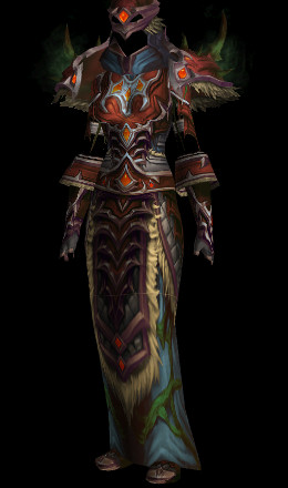 Malevolent Gladiator's Dragonhide Armor (Elite Recolor) - Transmog Set ...