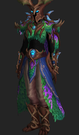 Obsidian Gladiator's Druid Set Dragonflight Season 2 PVP - Transmog Set ...