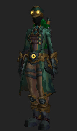 Green Clockwork Uniform - Transmog Set - 11.0.7 PTR