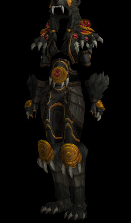 Fierce Gladiator's Dragonhide Armor (Elite Recolor) - Transmog Set - 12 ...