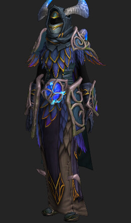 Winterborn Raiment - Night Fae Covenant Court of Night Mail Armor Set ...