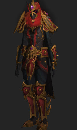 Crimson - Venthyr Covenant Renown Leather Armor Set - Transmog Set - 10 ...