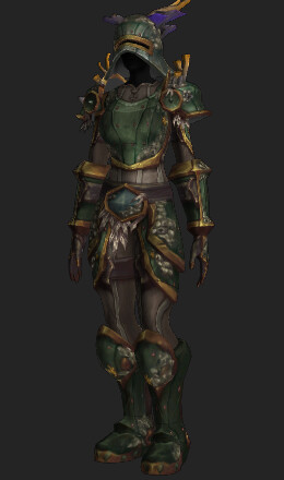 Zanj'ir Scaleguard Benthic Plate Armor - Transmog Set - 11.0.5 PTR