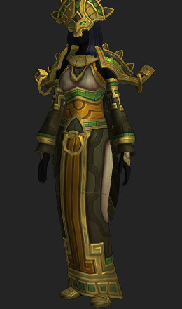 Zandalar Dungeon Cloth (Mythic Recolor) - Transmog Set - 10.0.7 PTR