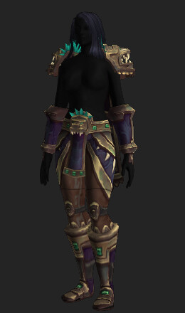 Zandalar Dungeon Mail (Reputation Recolor) - Transmog Set - 11.2.7 PTR