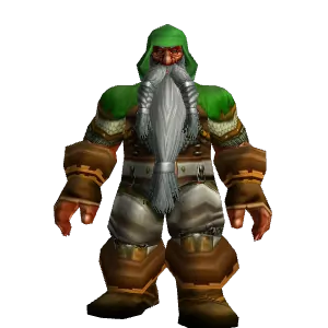 World Dwarf Male Warrior Trainer - NPC - TBC Classic
